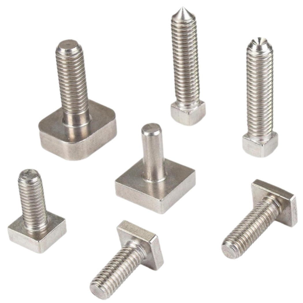 Stainless steel square bolt SUS304 SUS316 Solar pressure T bolts with ...