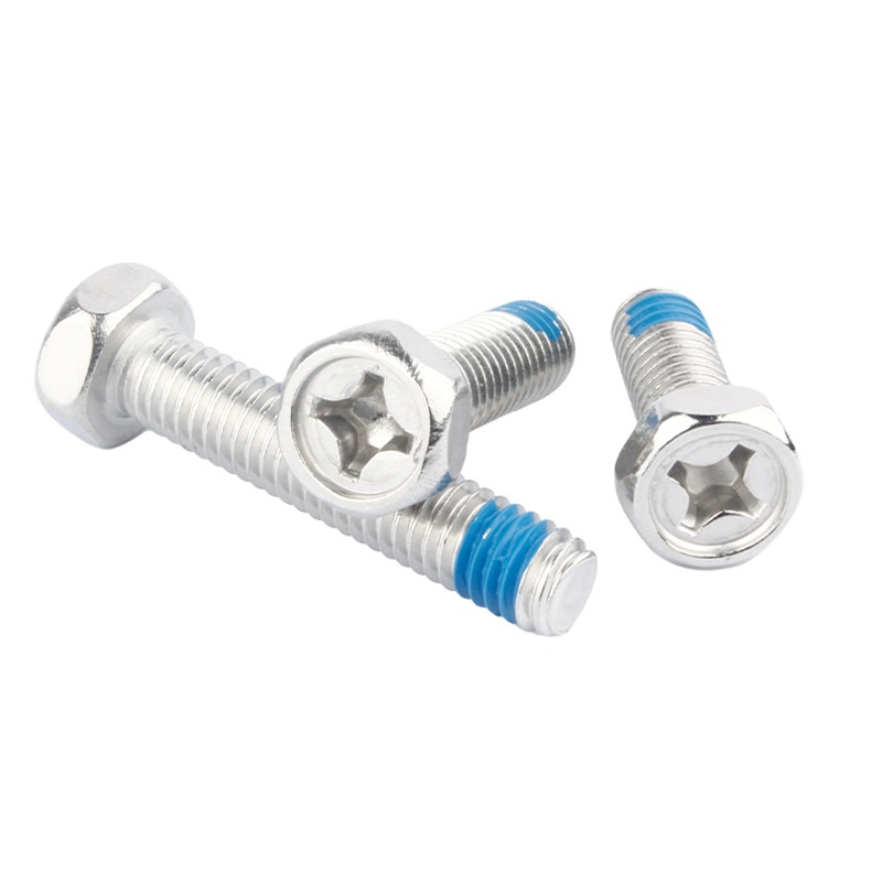 304 316 Stainless Steel Blue Anti-Loosening Nyloc Patch Lock Self ...